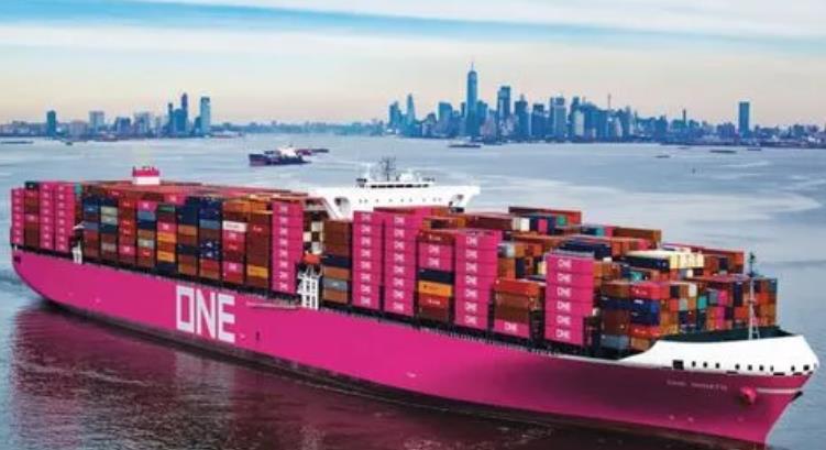 ONE的第一艘巨型船ONE Innovation震撼来袭（拥有128 teu的额外容量）-百运网